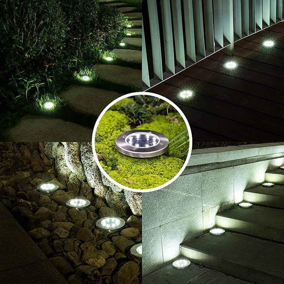 GardenBrite™ Solar Ground Light Pack